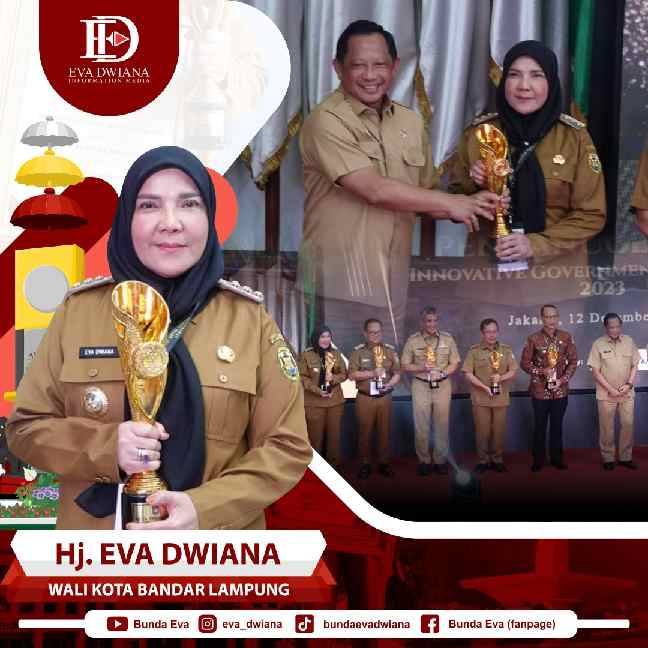 Bandar Lampung Sabet Augrah IGA 2023 Sebagai Kota Terinovatif Dari ...